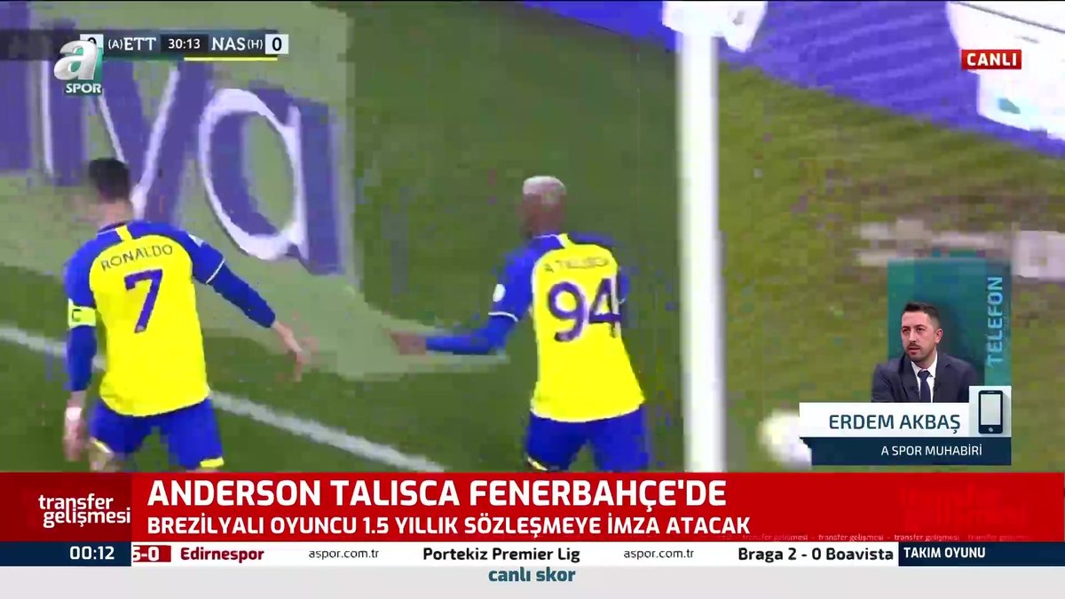 Anderson Talisca, Fenerbahçe’de! - Aspor