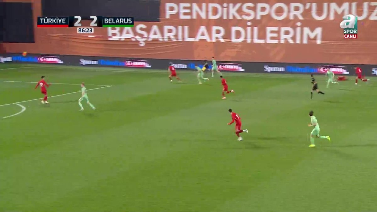 GOL | Türkiye U21 2-3 Belarus U21 - Aspor
