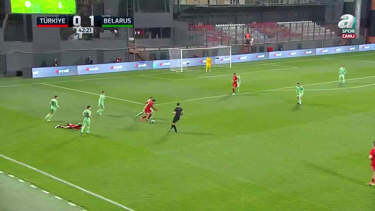 GOL | Türkiye U21 1-1 Belarus U21 - Aspor