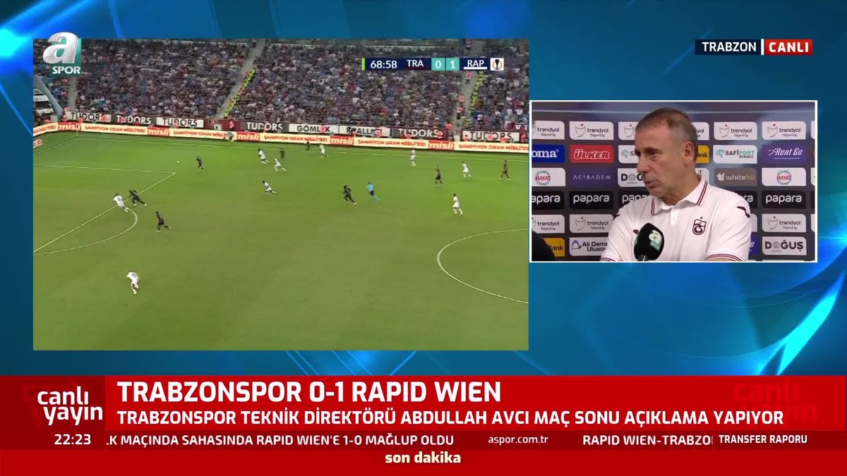 Trabzonspor Teknik Direktörü Abdullah Avcı: Özür diliyoruz! - Aspor Trabzonspor Teknik Direktörü Abdullah Avcı: Özür diliyoruz! - Aspor