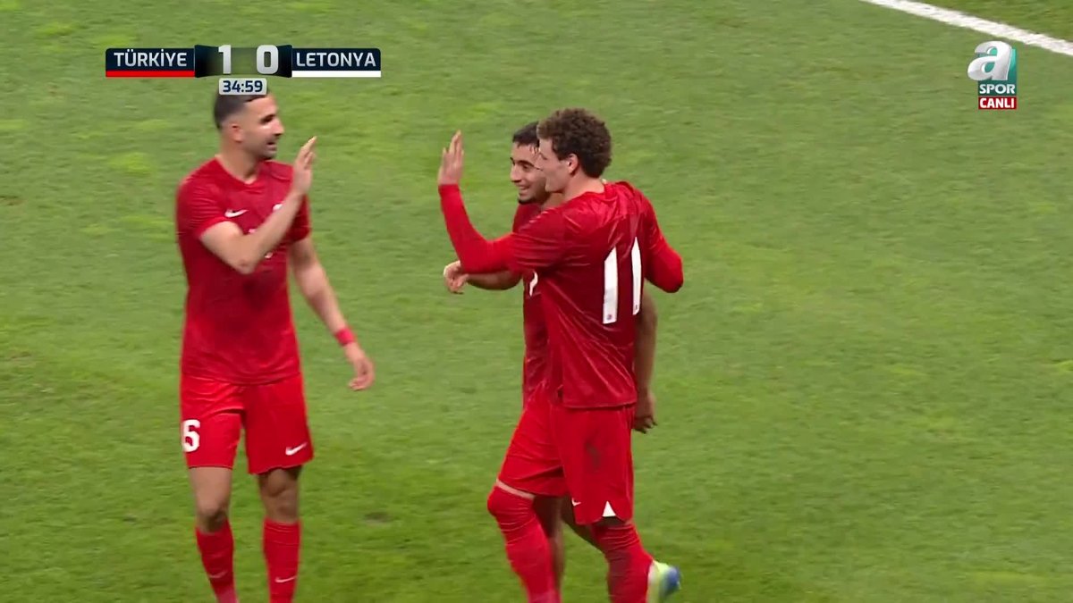 GOL | Türkiye U21 1-0 Letonya U21 - Aspor