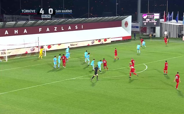GOL | Türkiye U21 5-0 San Marino U21 - Aspor